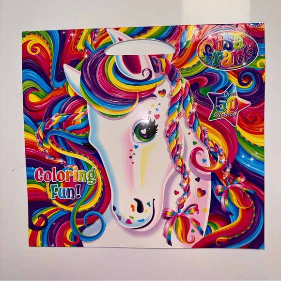 Lisa Frank | Toys | Lisa Frank Extra Large Coloring Book | Poshmark